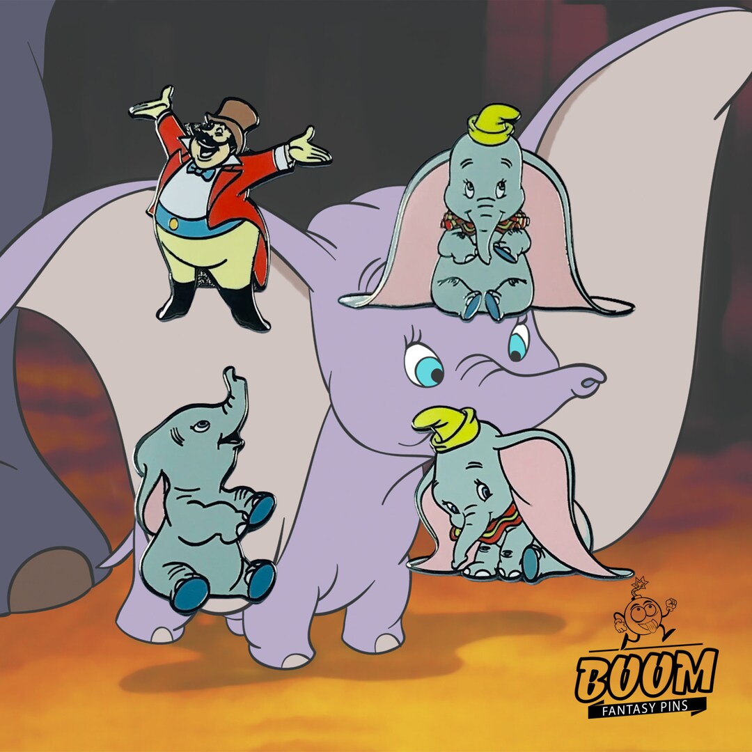 Dumbo Pins, Adorable Lot Collections Disney Fantasy Pins ,hard Enamel ...