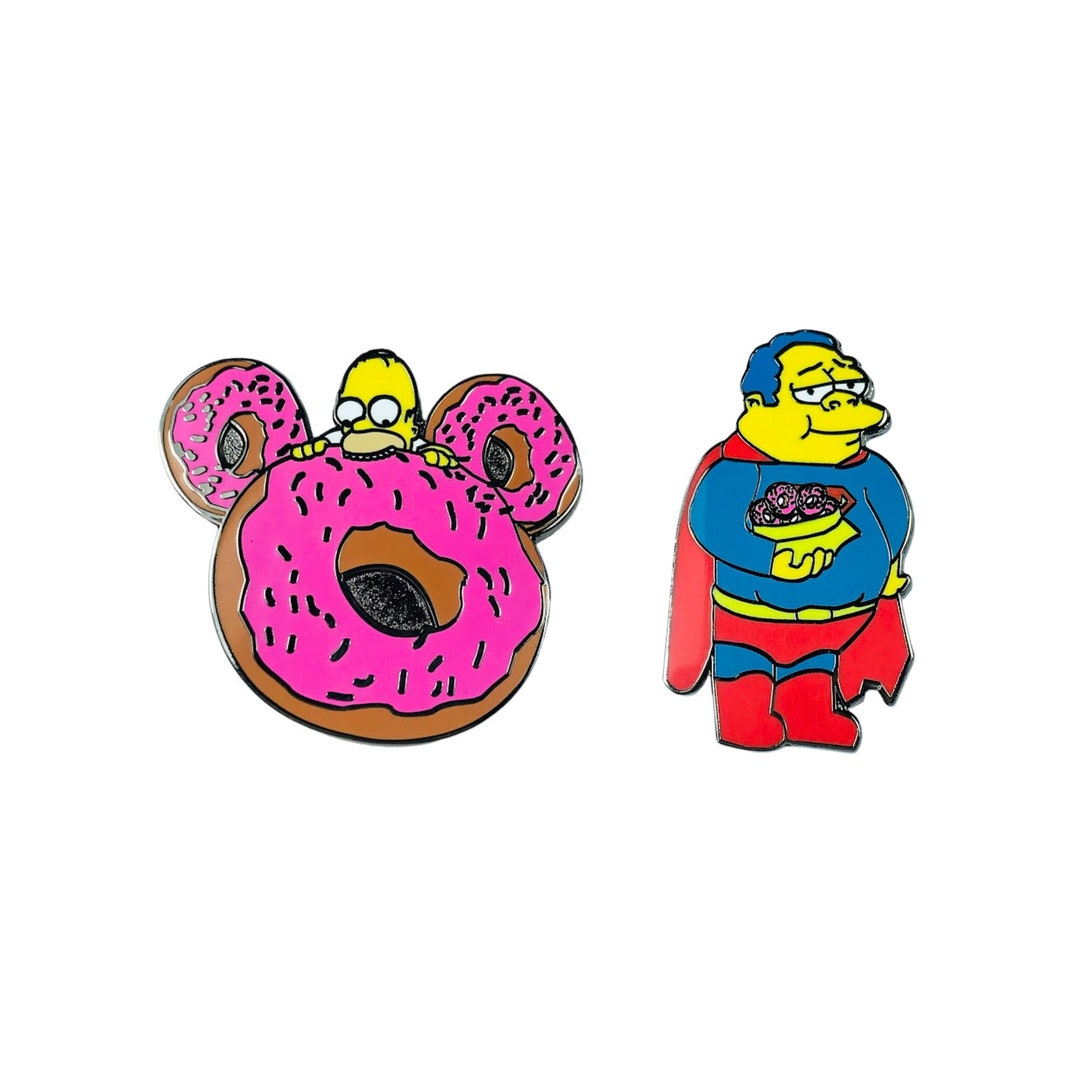 Homer Simpsons, Police Chief, the Simpsons: Unique Fantasy Pins ...