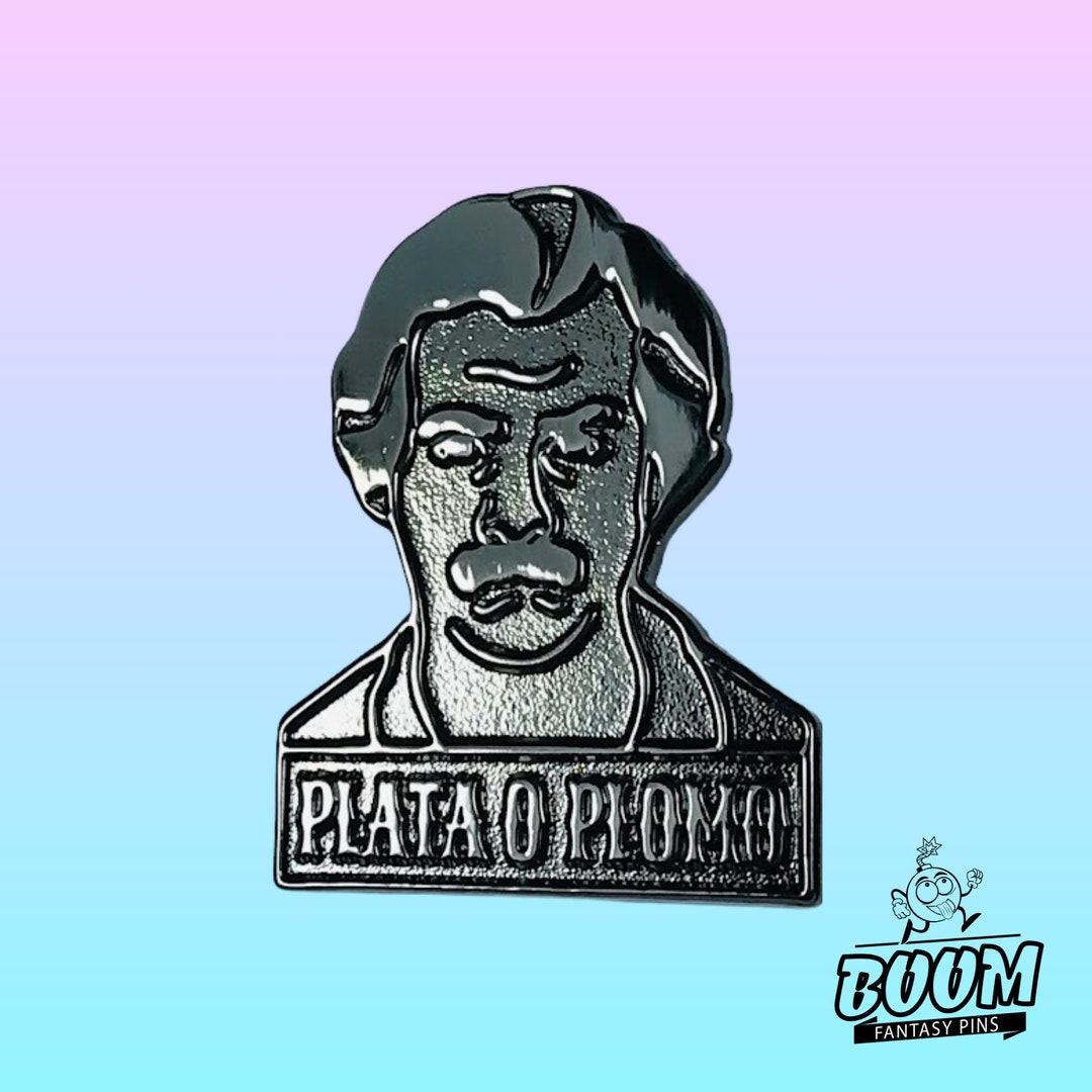 Pablo Escobar Pin Test, Plata O Plomo, Hard and Enamel, Cute Adorable ...