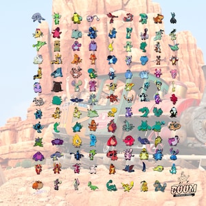 Stitch and Experiments, Lilo and Stitch: Magic Adorable Disney Fantasy Collection Pin ...