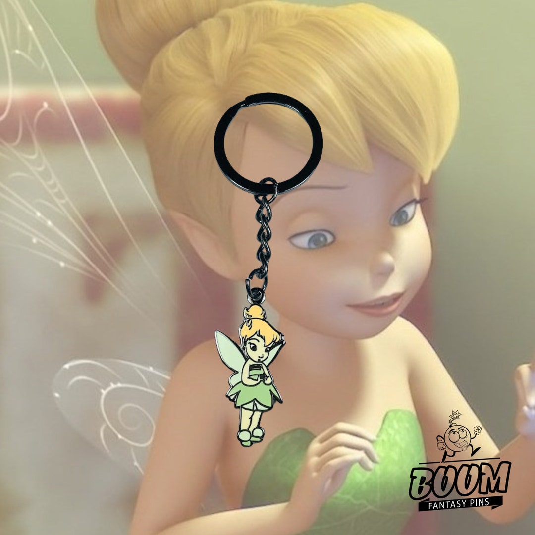 Tinker Bell Keychain, Peter Pan, Disney Fantasy Keychains, the ...