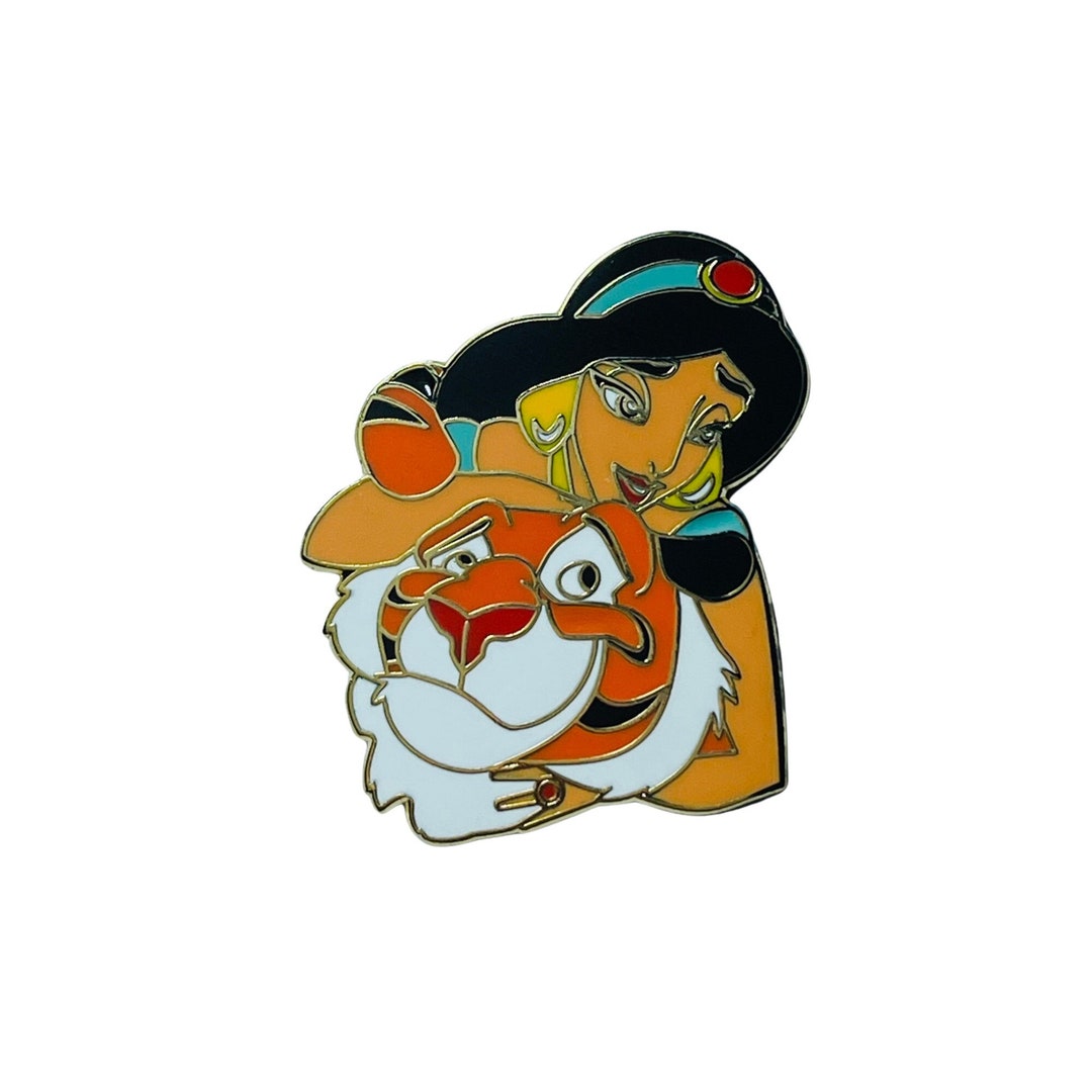 Rajah and Princess Jasmine From Aladdin, Magic Disney Fantasy Pins ...