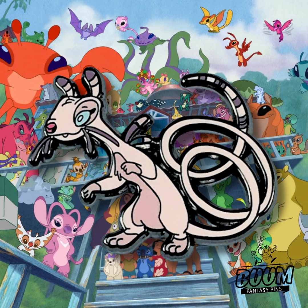 Stitch Pin, Kat, Experiment 298, Lilo&stitch: Adorable Disney Fantasy ...