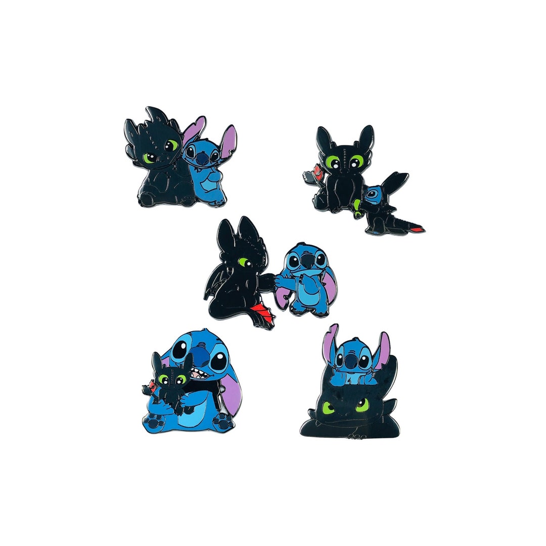 Pin – Stitch and Toothless From Lilo & Stitch – Disney Fantasy - Etsy