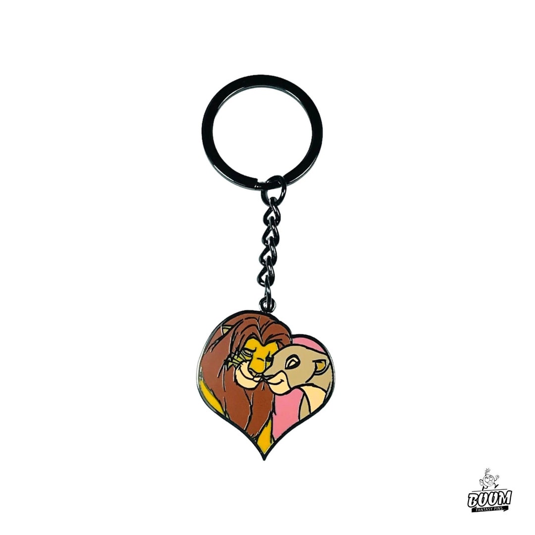 Keychain – Simba and Nala From the Lion King – Disney Fantasy | Lion ...