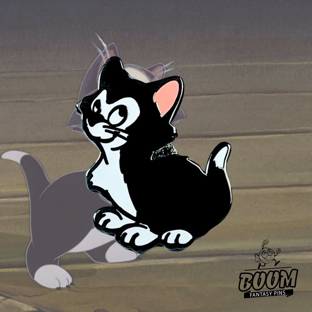 Pinocchio Pin, Figaro Adorable Disney Fantasy Pins, Hard Enamel Pins ...