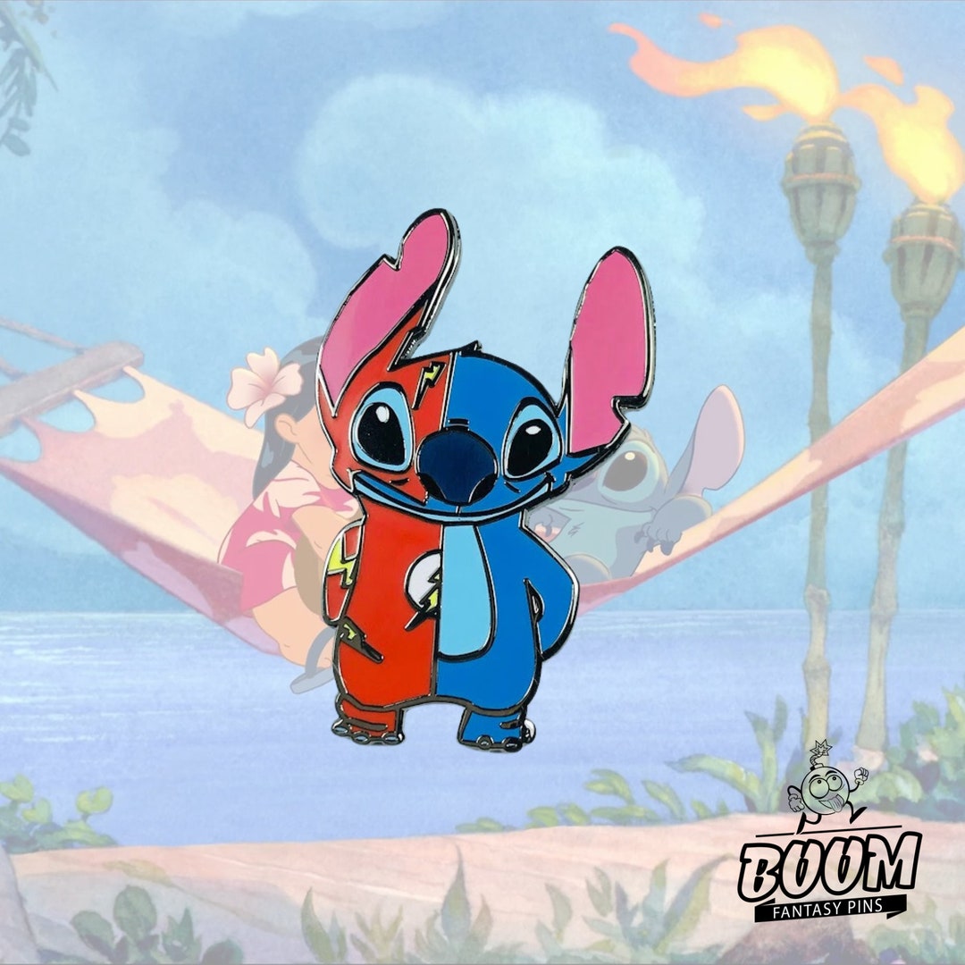 Stitch Pins, Stitch as Flash, Lilo&stitch: Adorable Disney Fantasy Pins ...