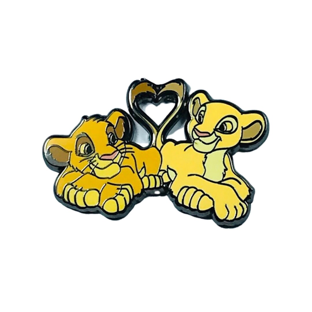 Nala and Simba From the Lion King Pin, A Magic Disney Fantasy, Depicted ...