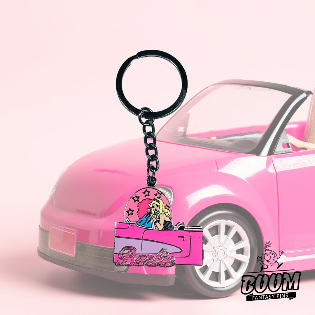 Barbie Car Keychain, Barbie, Adorable Fantasy Keychains, Cute Keychain ...