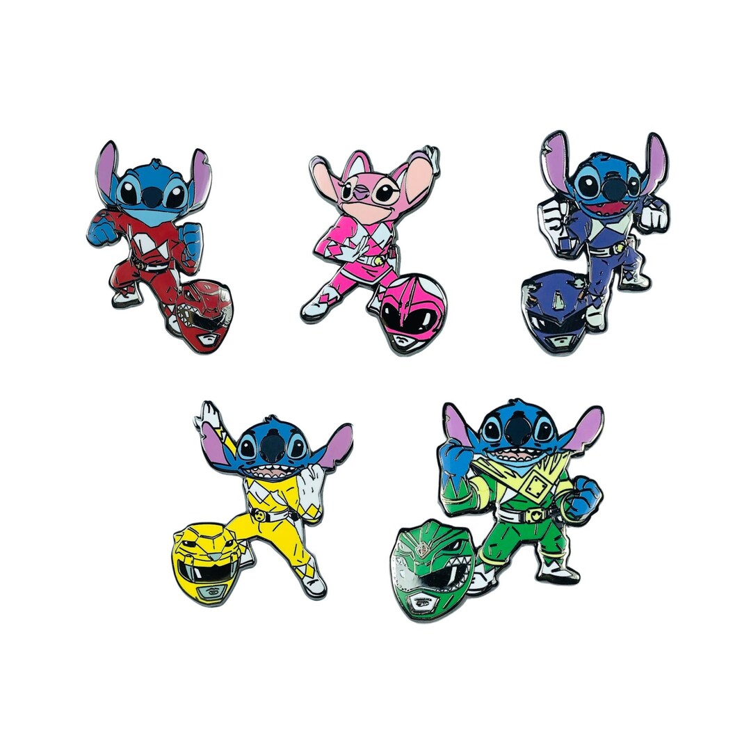 Stitch! as Power Ranger, Lilo&stitch: Adorable Disney Fantasy Pins ...