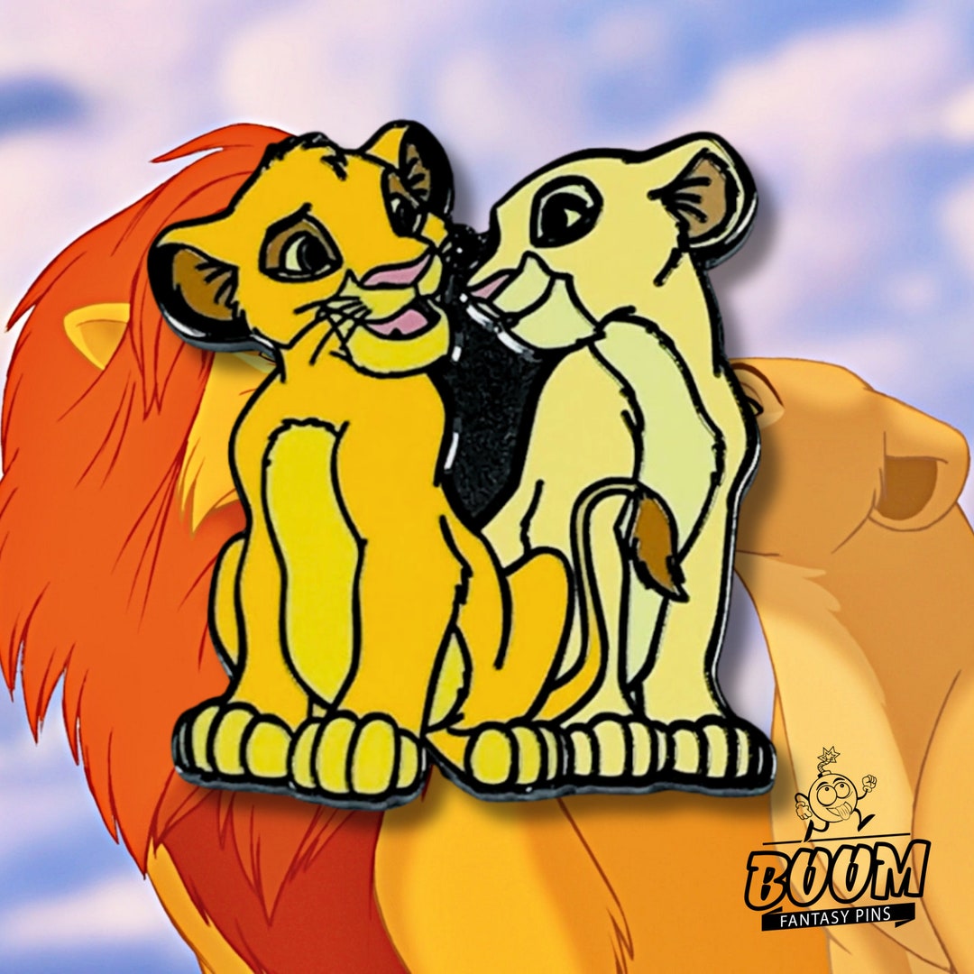 Simba Pin, Nala and Simba, the Lion King, Disney Fantasy Pins, Hard ...