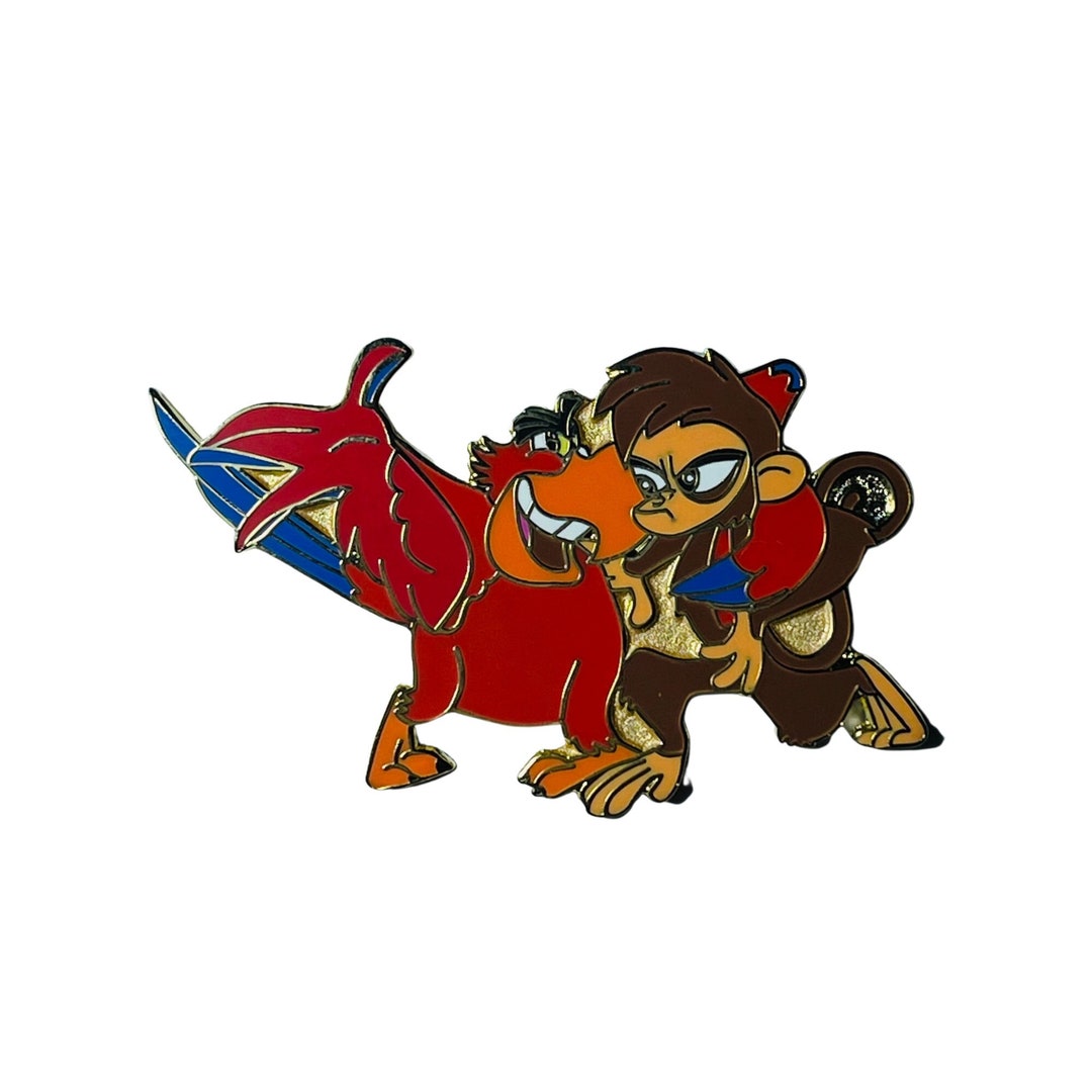 Abu and Lago From Aladdin, A Magical Disney Fantasy Pins, Celebrate the ...