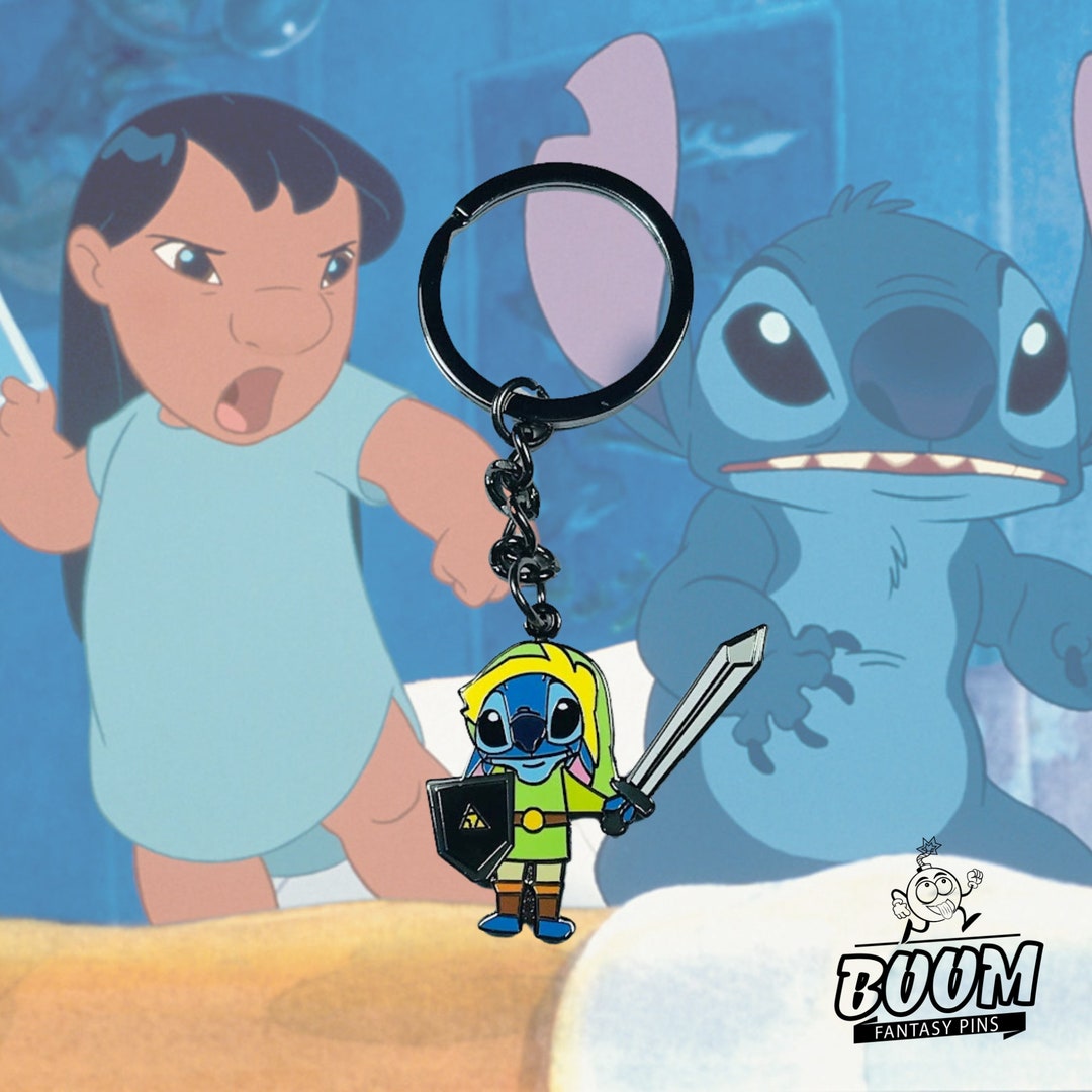 Stitch Keychain, Stitch as Legend, Lilo&stitch: Adorable Disney Fantasy ...