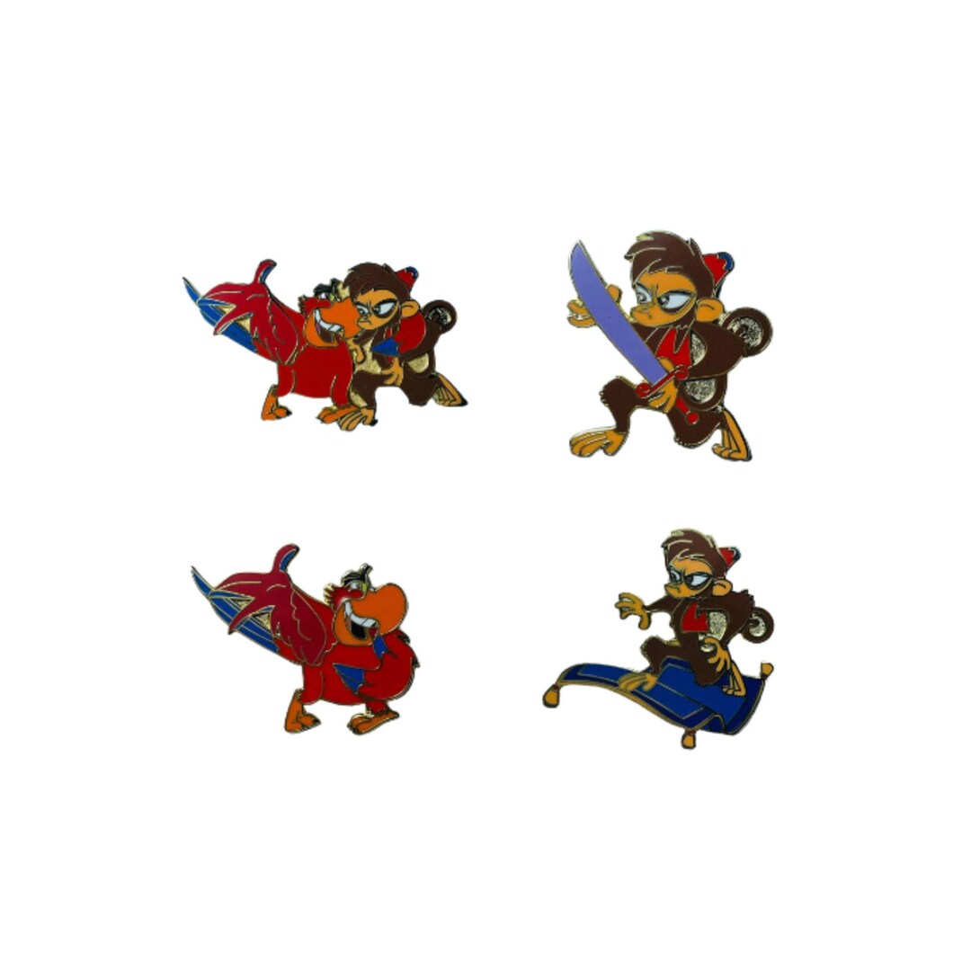 Aladdin Lot Collections Disney Fantasy Pins Hard Enamel Pins Abu Pins ...