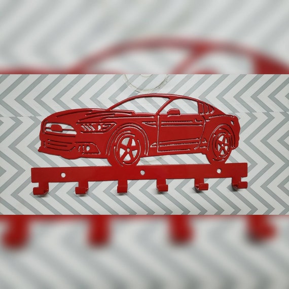 Sports Car Custom Key Hanger Muscle Car Racing Inspired Key - Etsy