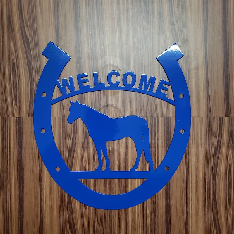 Horseshoe Welcome - Etsy