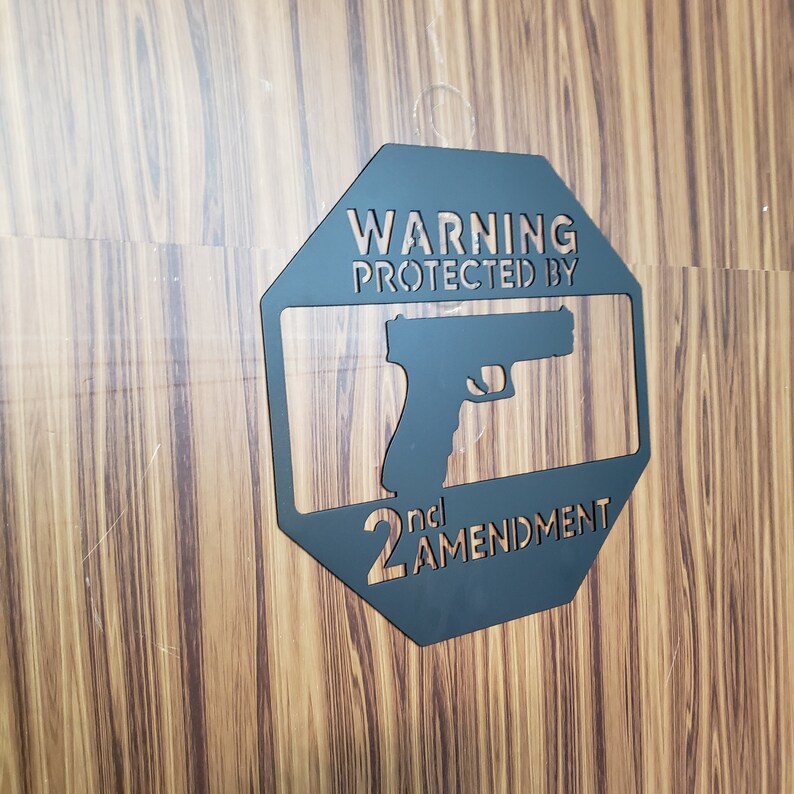 Second Amendment Warning Sign No Trespassing Sign - Etsy
