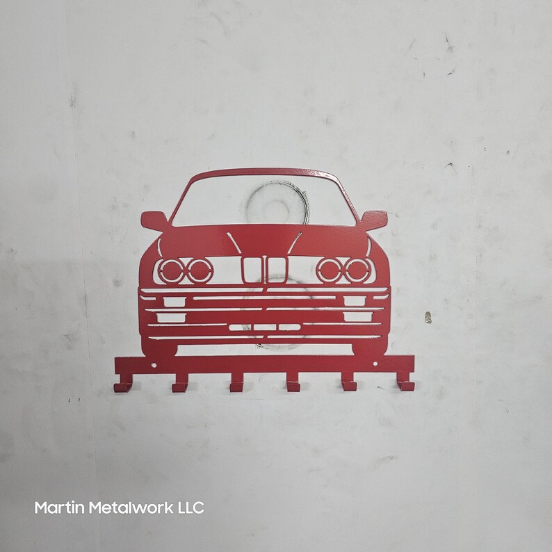 BMW E30 Key Rack: Steel Wall Mount Organizer, Man Cave Decor - Etsy