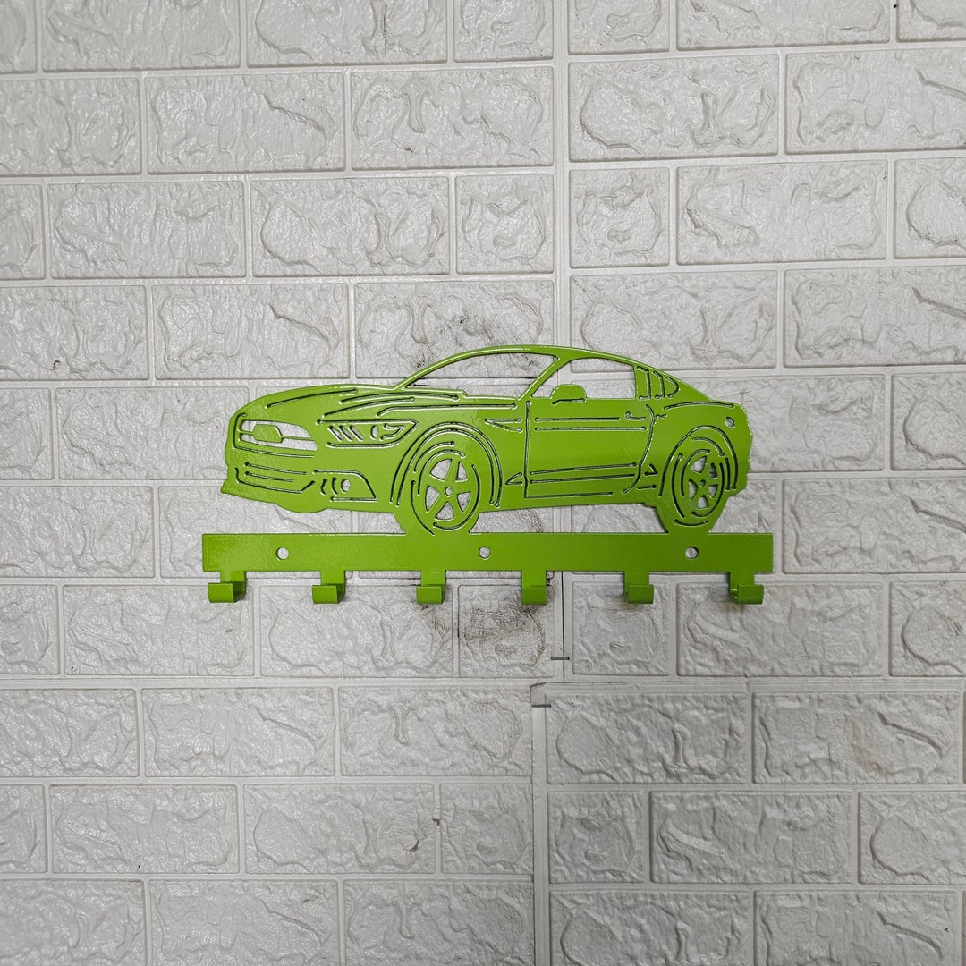 Custom Muscle Car Key Holder 12 Wall Mounted Key Rack Classic Car Key ...