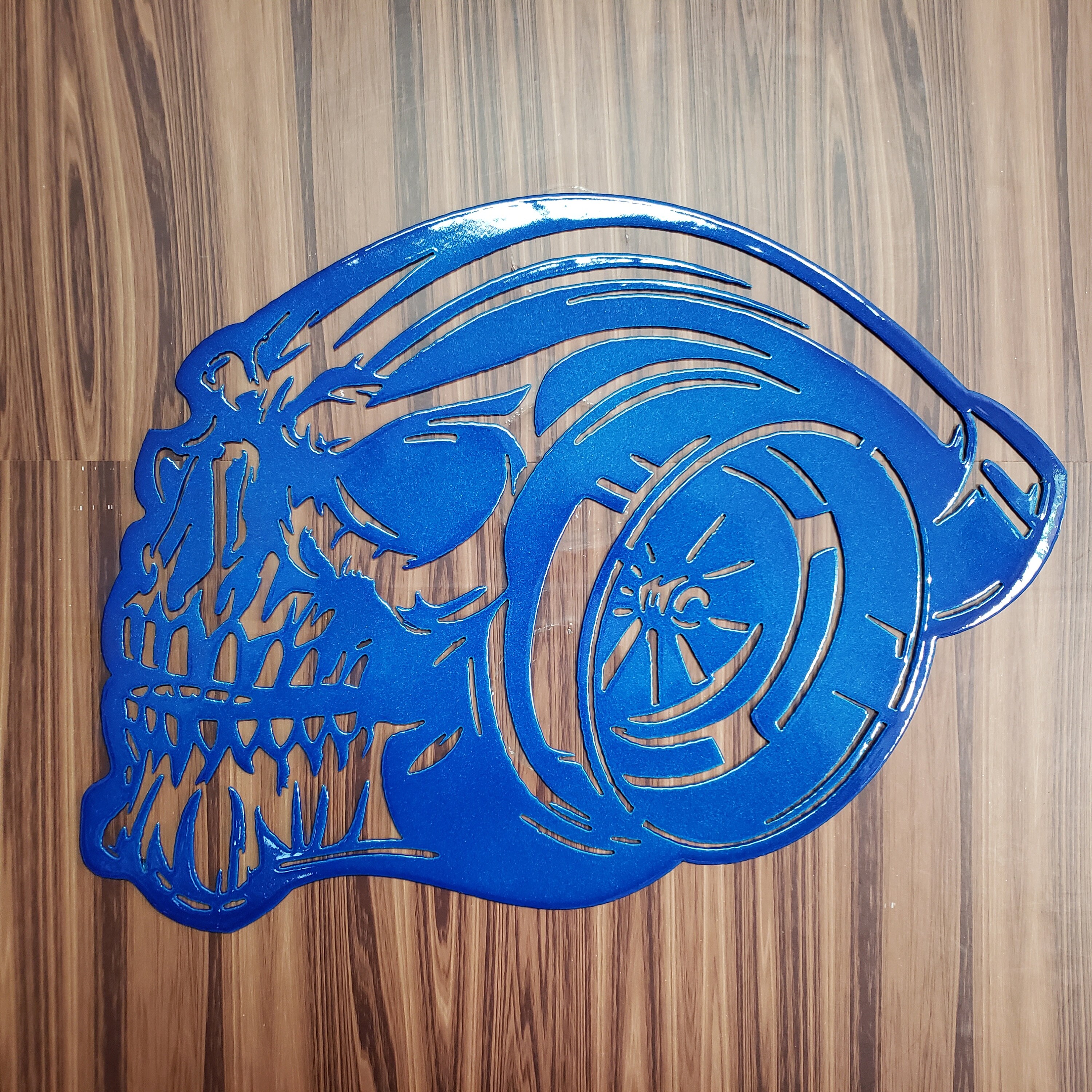 TURBO SKULL - RACECAR Garage - Bar Sign Metal - Man Cave Sign - Wall ...