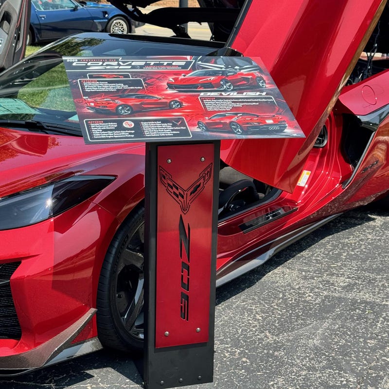 Car Show Display Board - Etsy