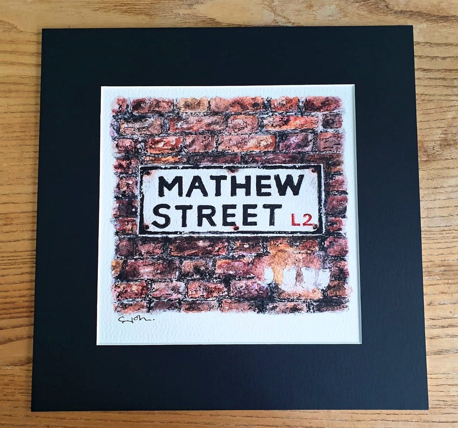 Mathew Street Sign Giclee Print - Etsy