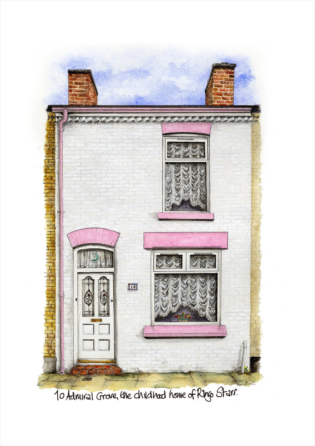 Ringo Starr's Childhood Home Giclee Print - Etsy