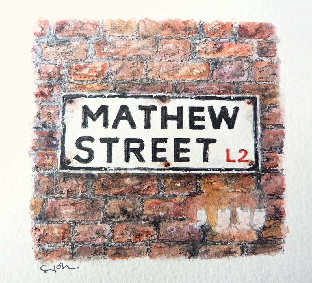 Mathew Street Sign Giclee Print - Etsy