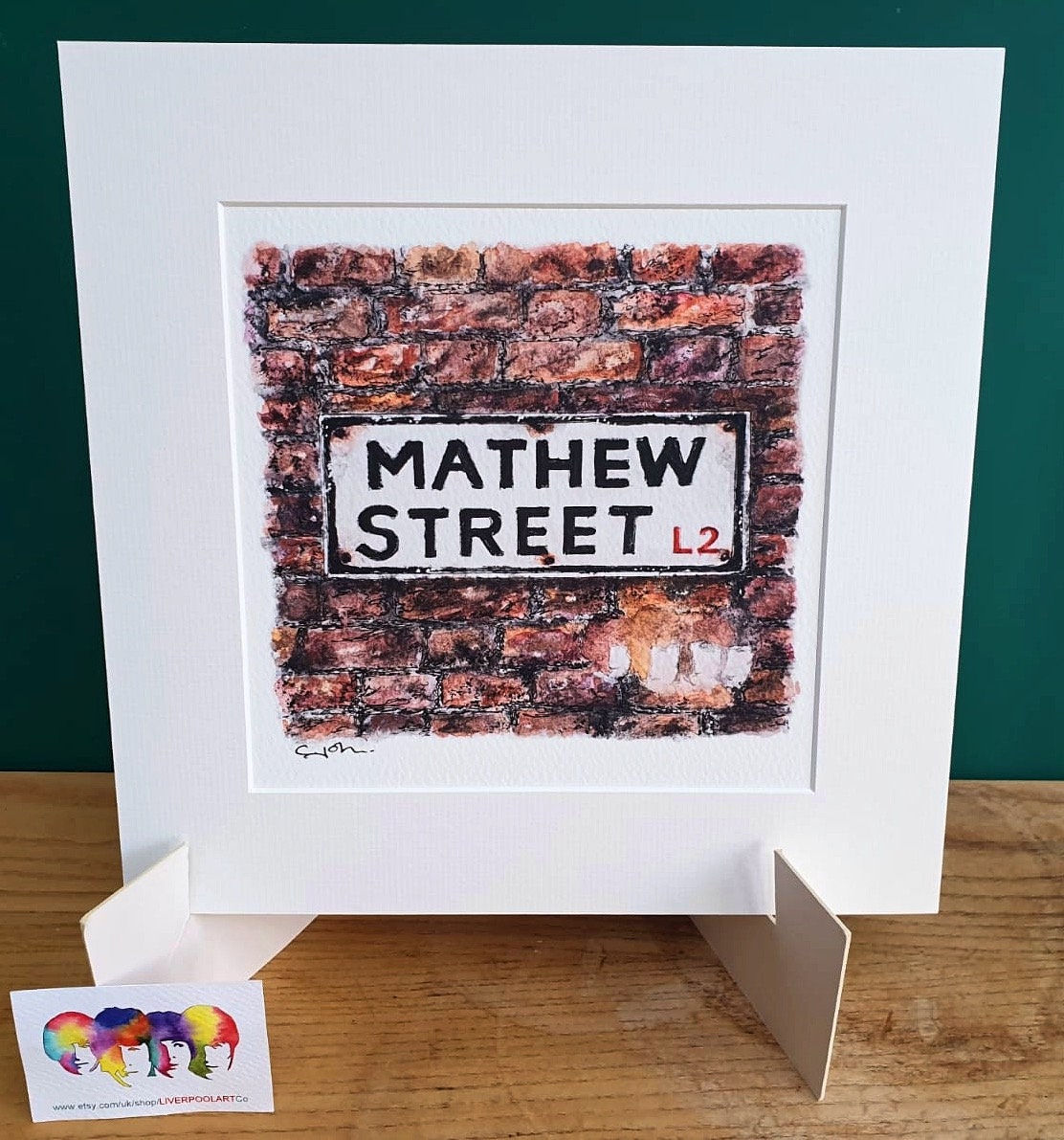 Mathew Street Sign Giclee Print - Etsy