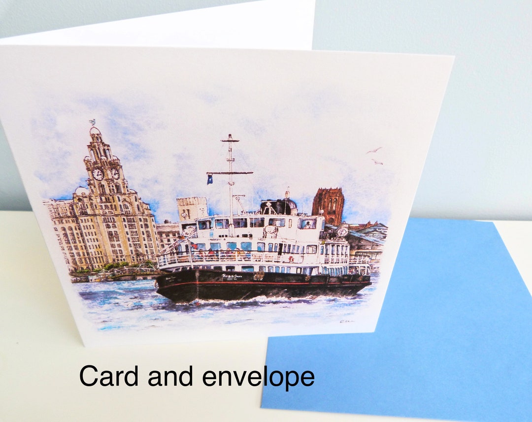 Our Day Out Liverpool Ferry Card - Etsy