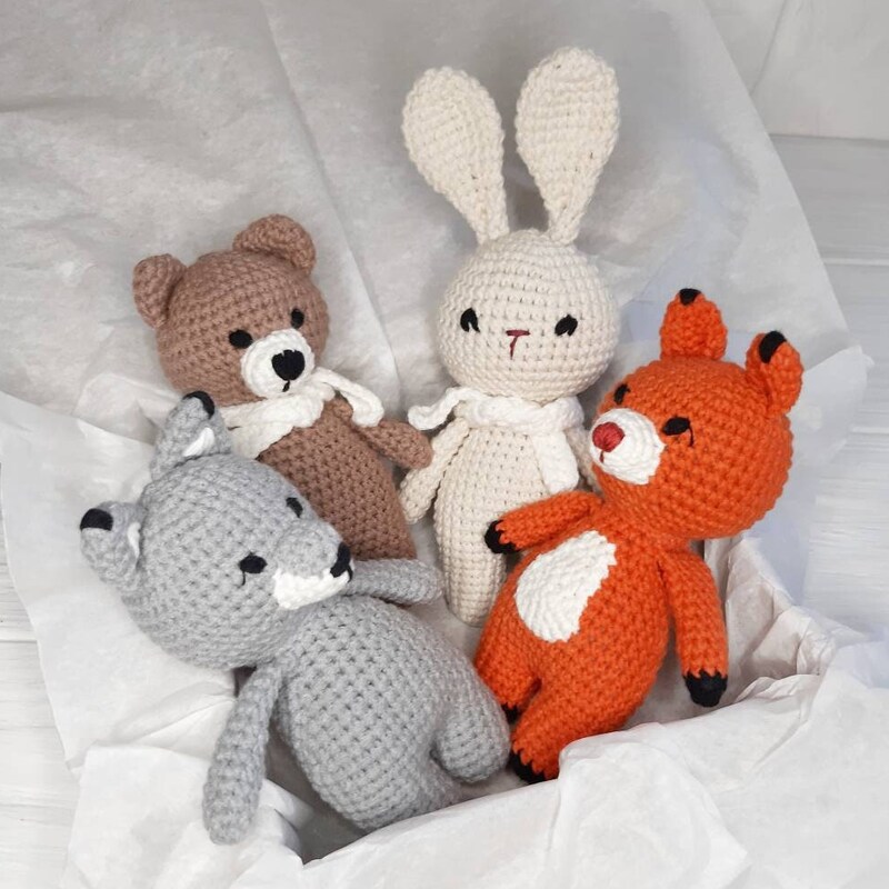 Knitted Animals - Etsy