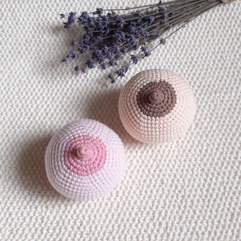 Breastfeeding Model, Breast Teaching Aid, Knit Boob Stress Ball ...