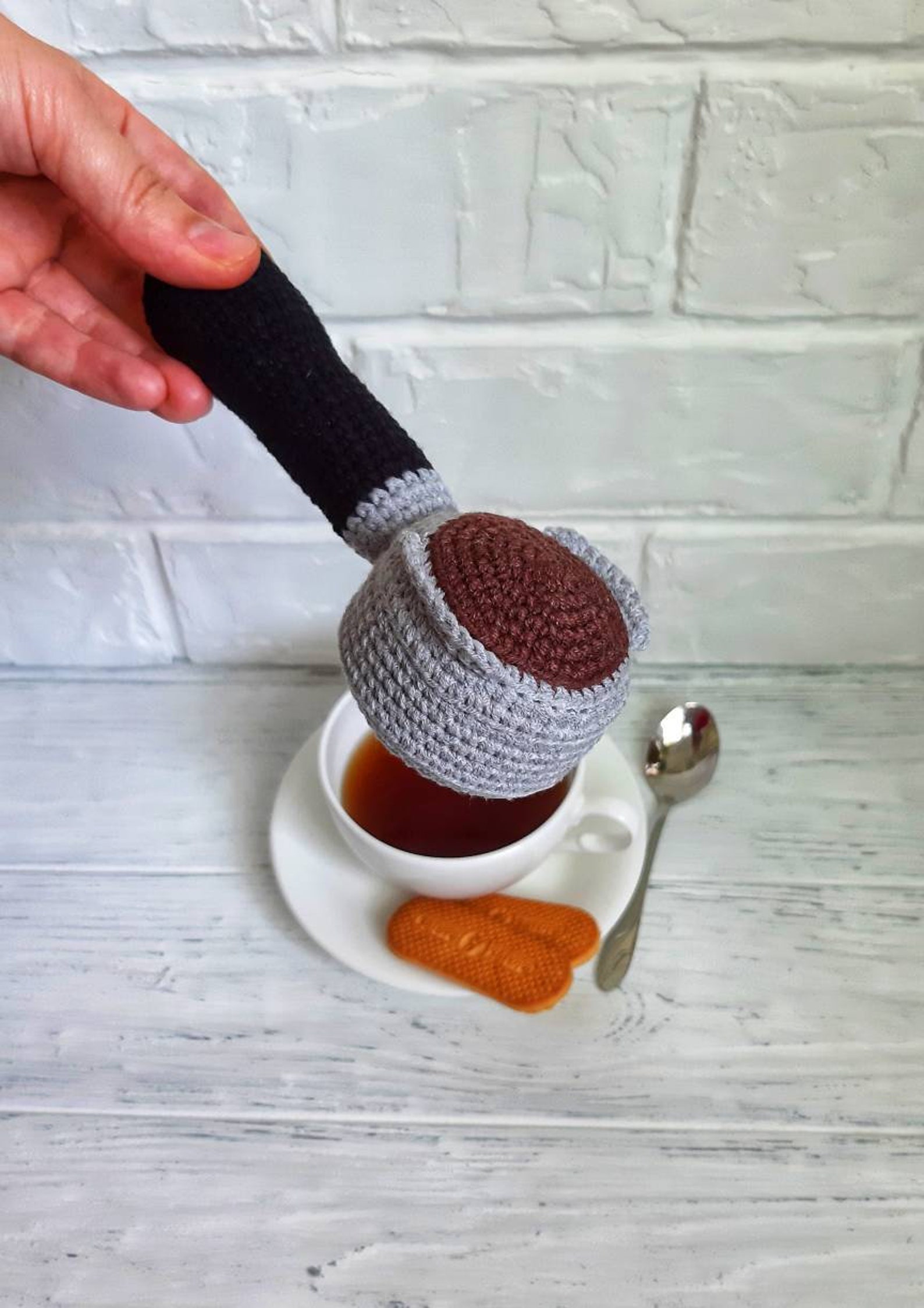 Coffee Baby Rattle Coffee Baby Toy Coffee Crochet Toys Baby - Etsy