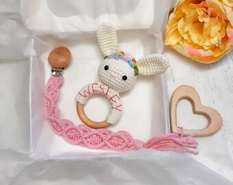 Bunny Paci Holder - Etsy