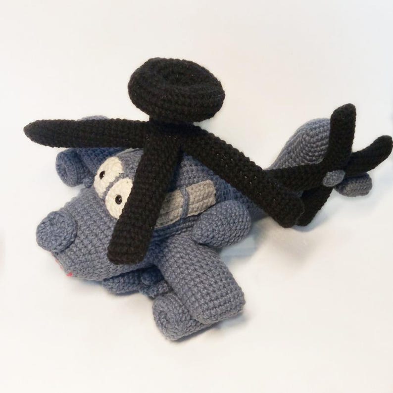 Stuffed Chinook Helicopter Toy, Crochet Airplane Model CH47 Chinook ...