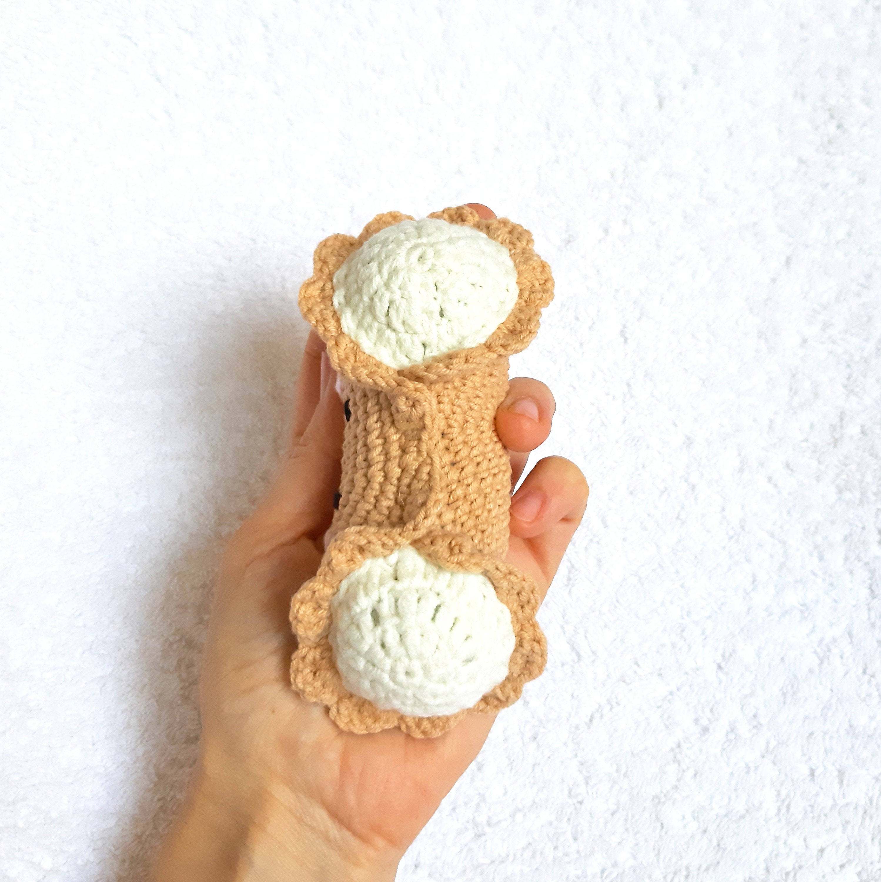 Cake Baby Rattle, Cannoli Baby Toy, Portuguese Pastel De Nata Toy ...
