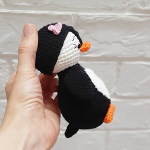 Stuffed Penguin Animal Toy, Teddy Penguin for Baby, Penguin Crochet ...