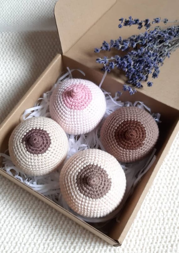 Toys & Games Toys 4 inches Crochet Boob fake for gynecologist etna.com.pe