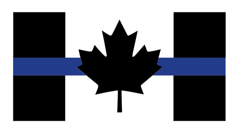 Thin Blue Line Thin Blue Line Canada Canada Police | Etsy
