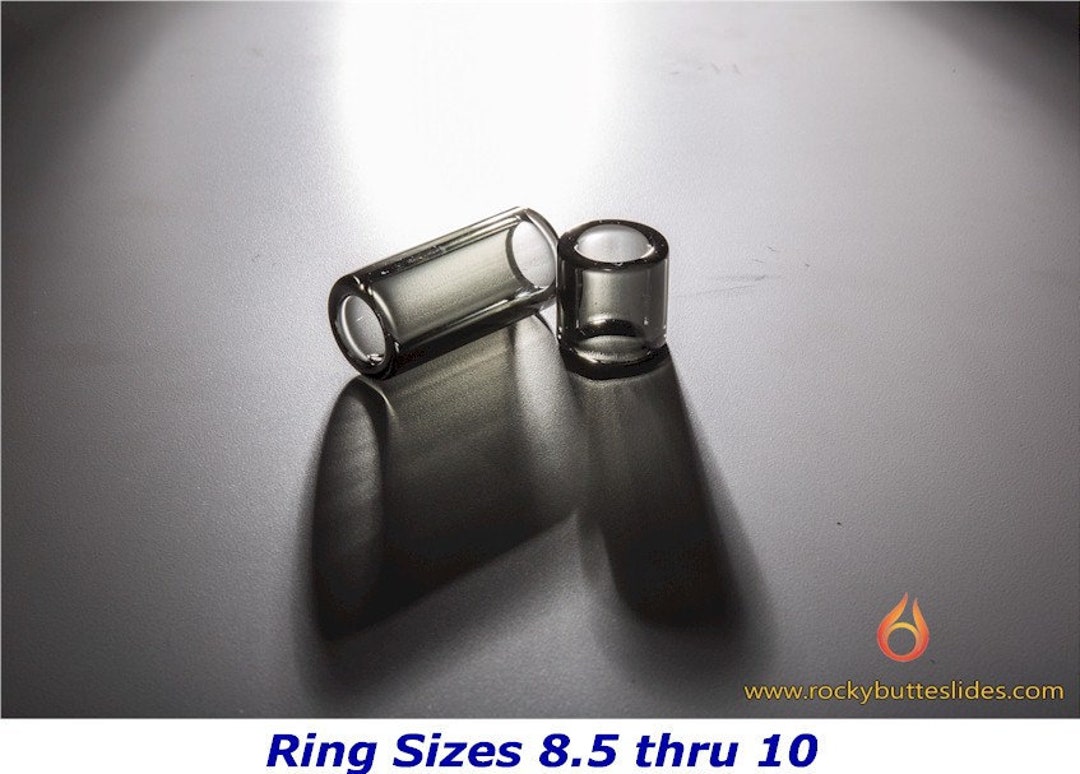 Guitar Slide Smokey Transparent Glass - Acoustic, Resonator, Dobro ...