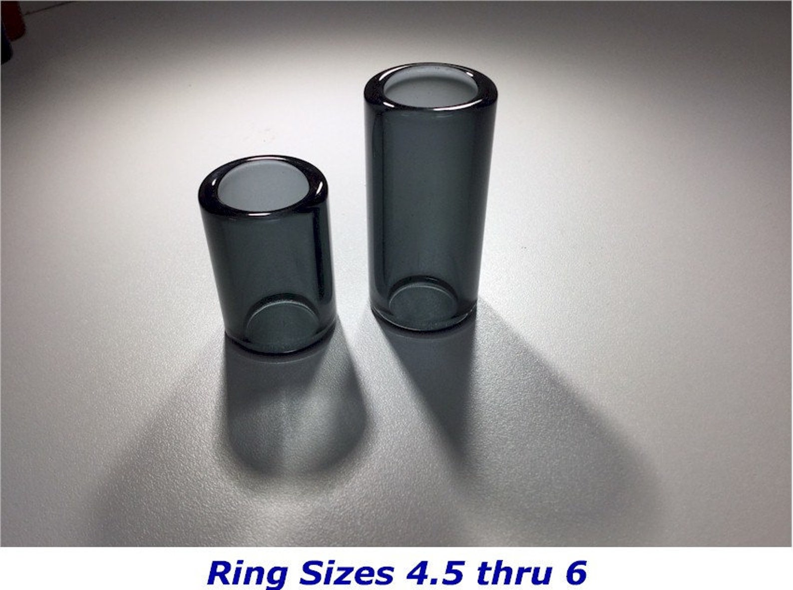 Guitar Slide Smokey Transparent Glass - Acoustic, Resonator, Dobro ...