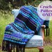 Cozy Throw Blanket Crochet Pattern Easy Lapghan Bulky Afghan | Etsy
