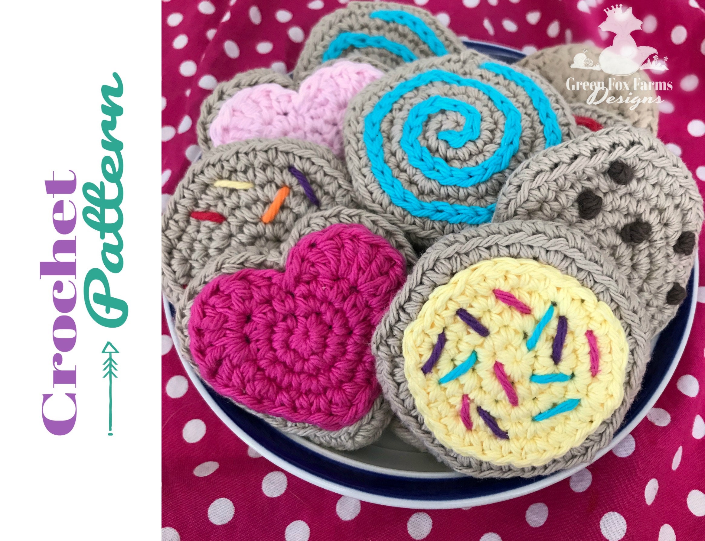 Amigurumi Pattern Milk and Cookies Crochet Pattern Play - Etsy