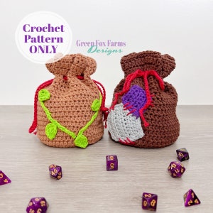 PDF Dnd Dice Bag of Tricks Crochet Pattern, D&D Dice Pouch, TTRPG Geek ...