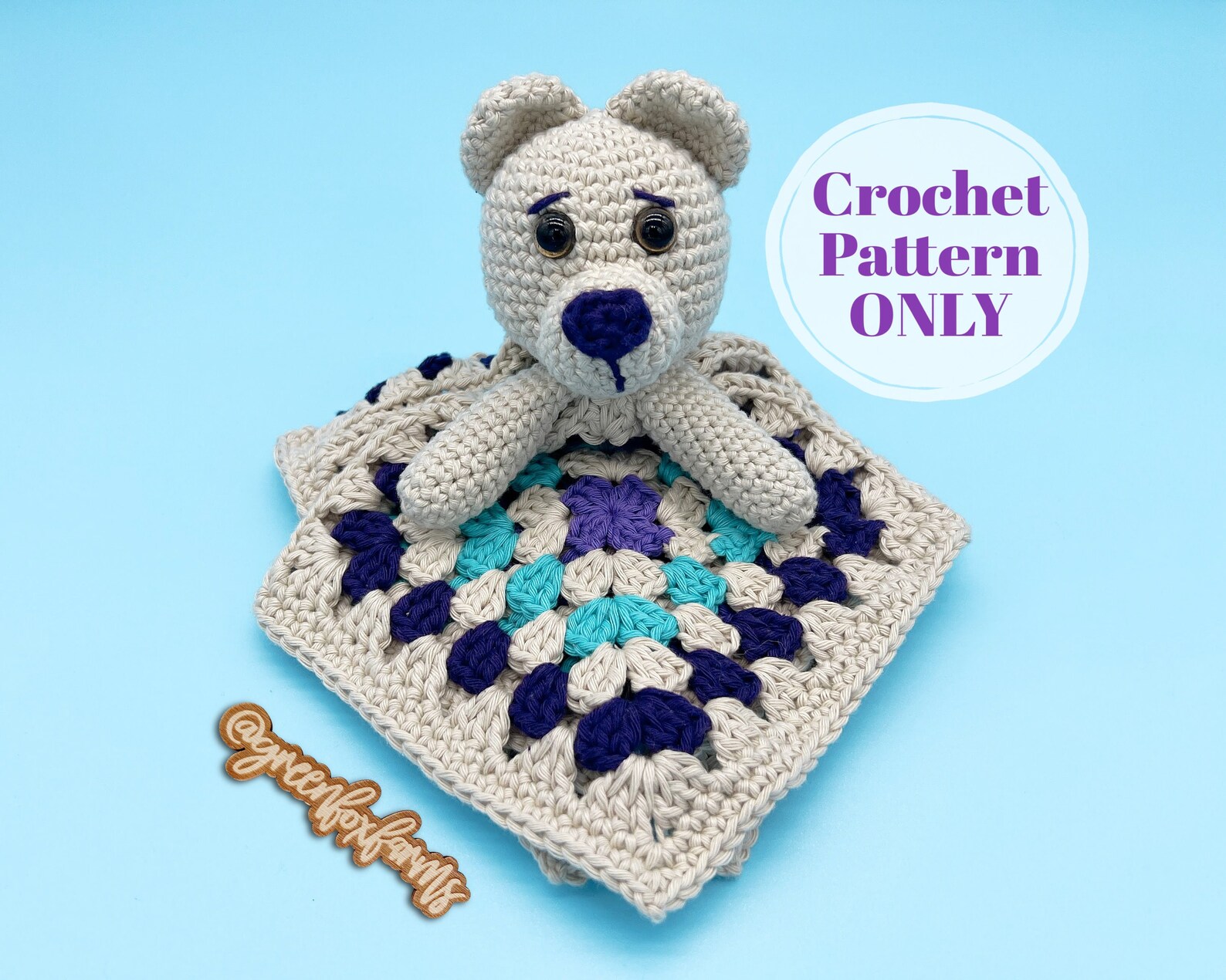 Crochet Teddy Bear Pattern, Crochet Animals Amigurumi Easy Bear Pattern ...