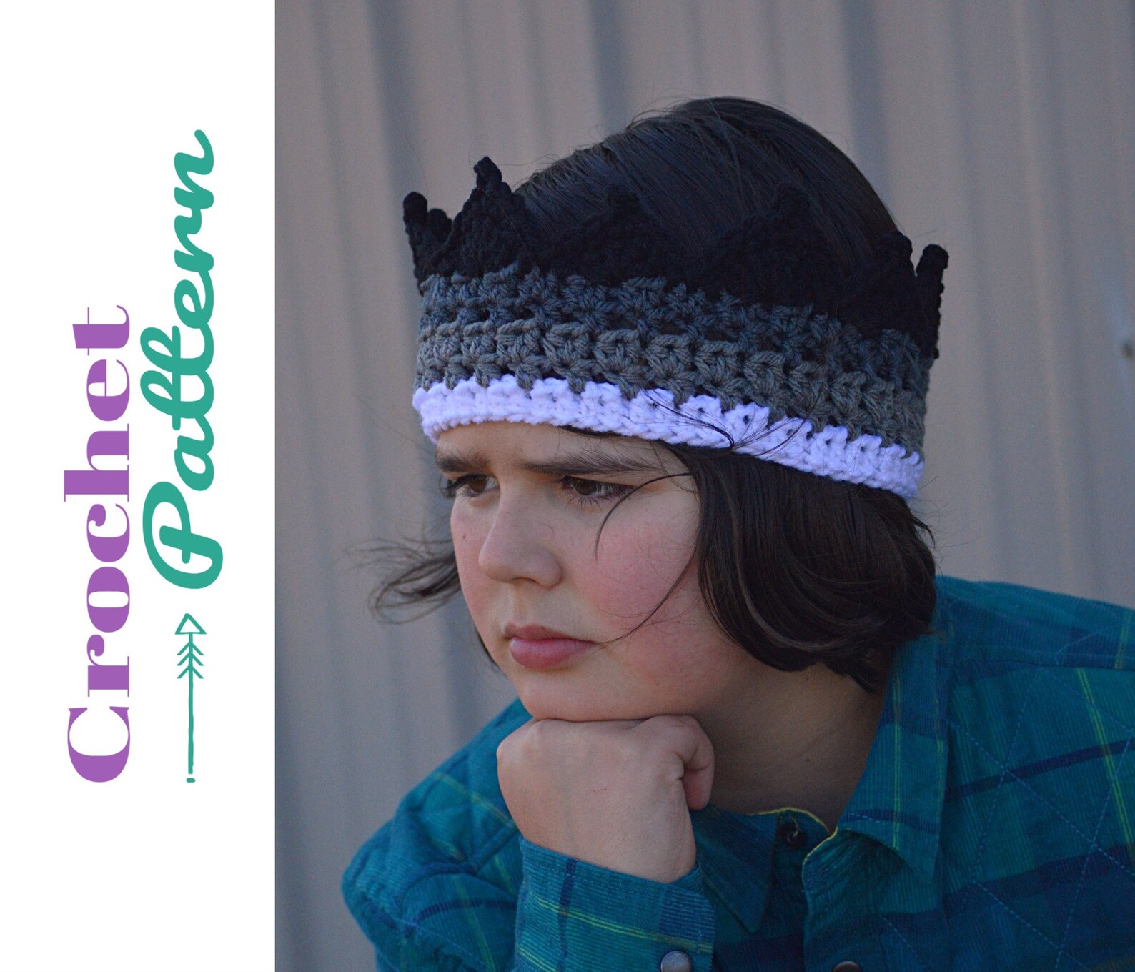 Rainbow Crown Crochet Pattern for Crochet Birthday Crown, Craft as ...