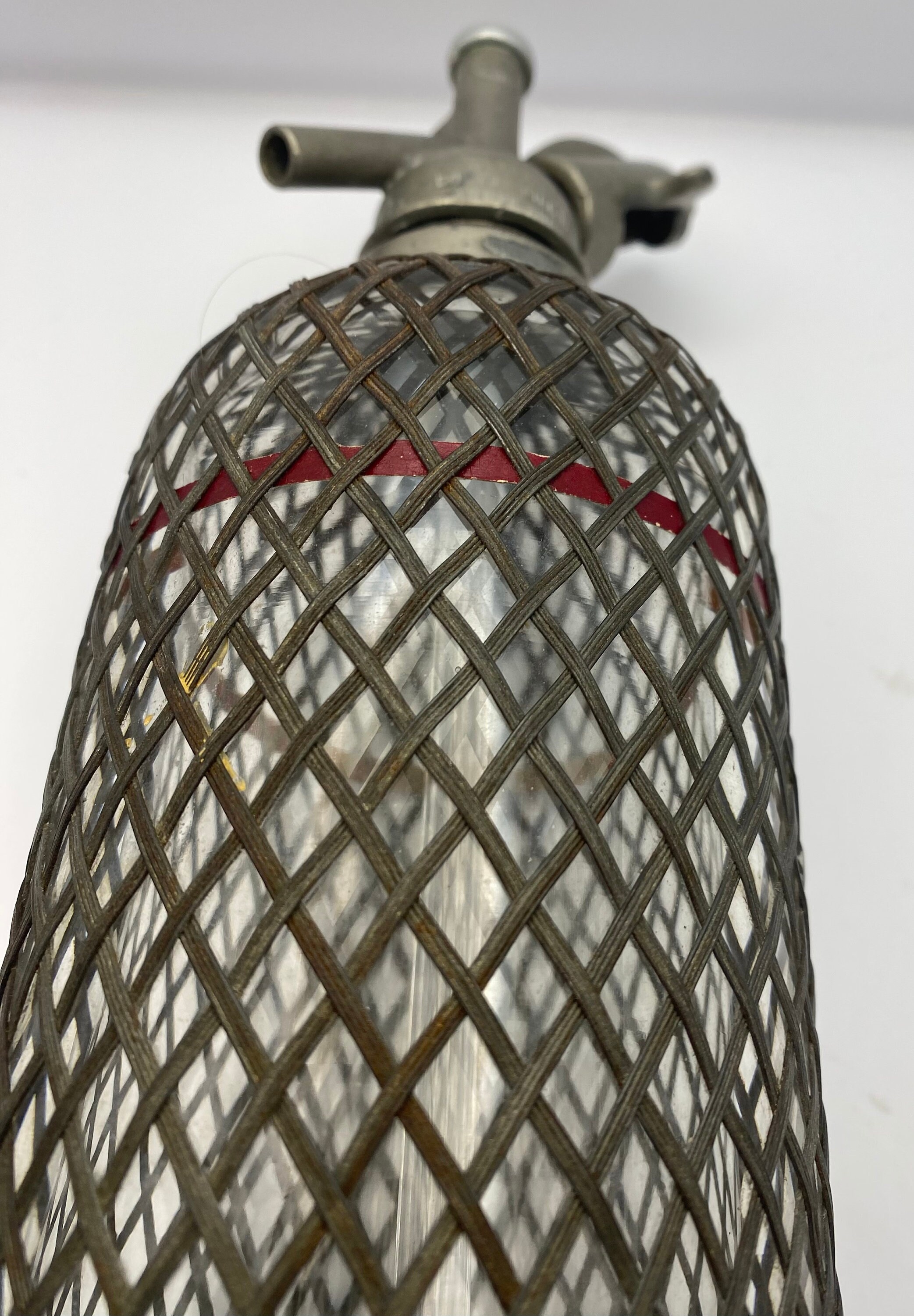 Antique Soda Siphon Aerators LTD Makers London Sparklets Wire Mesh ...