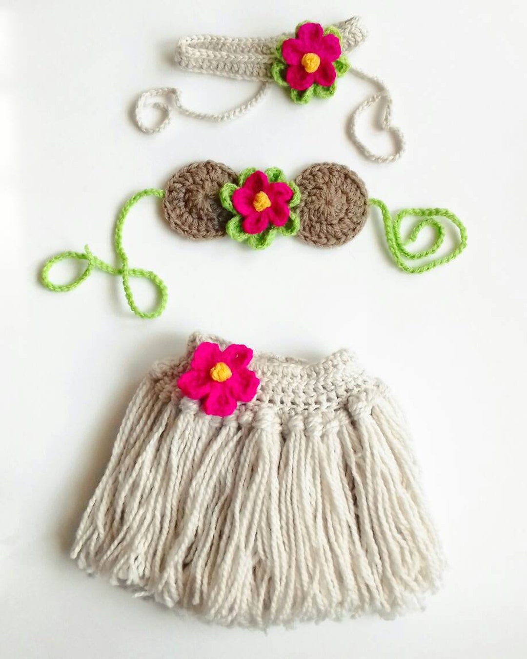 Hula Party Outfit Hawaiian Hula Dance Hula Inspired Costume Baby Photo ...