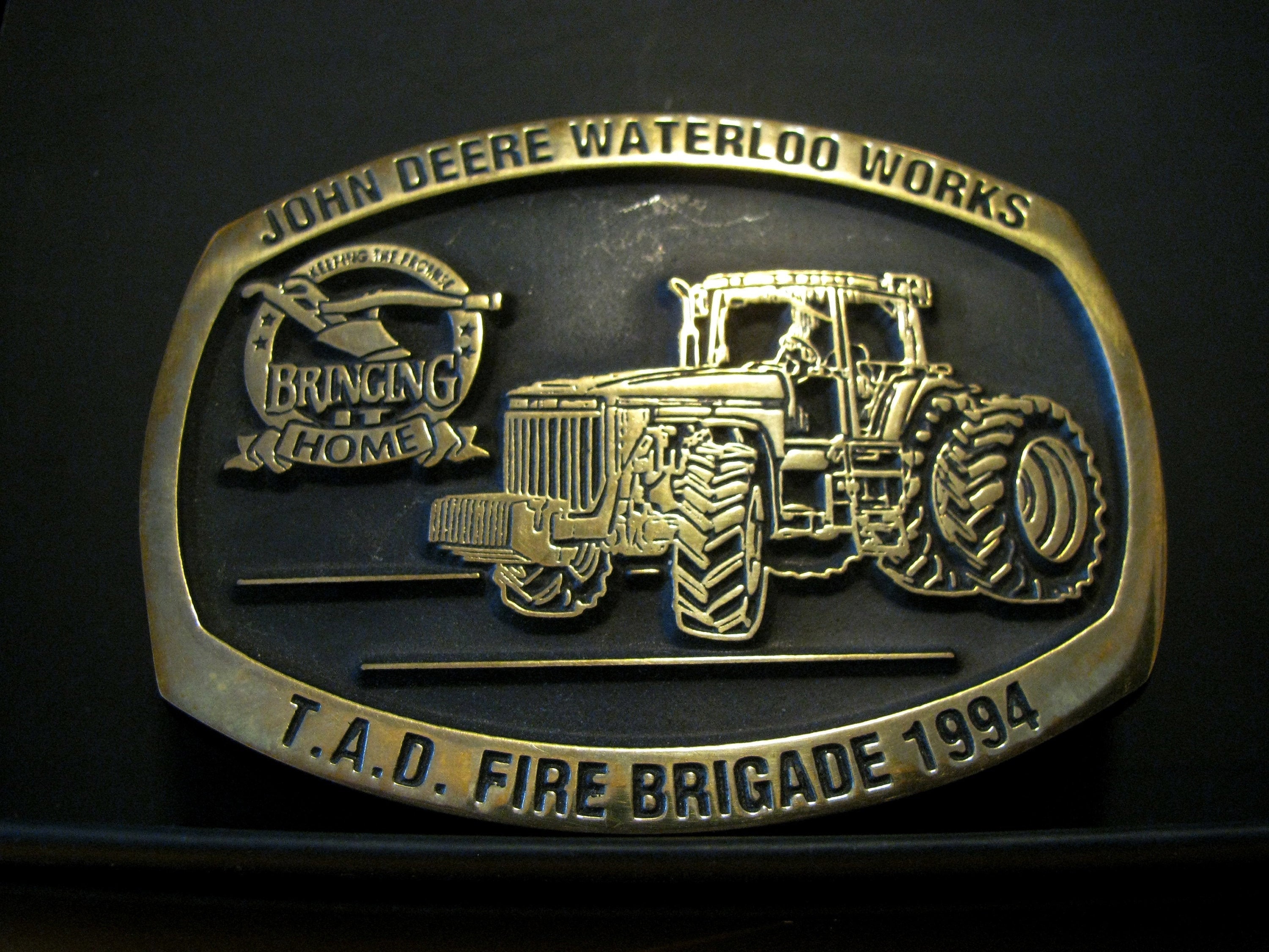 RARE John Deere Waterloo 1994 TAD Tractor Assembly Division Fire ...
