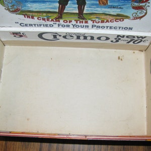 Vintage Antique CREMO Wooden CIGAR BOX Certified for Your Protection ...